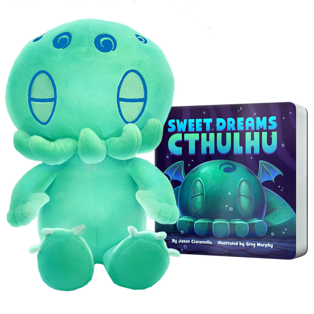 Sweet Dreams Cthulhu & Glow-in-the-Dark C is for Cthulhu Plush Bedtime