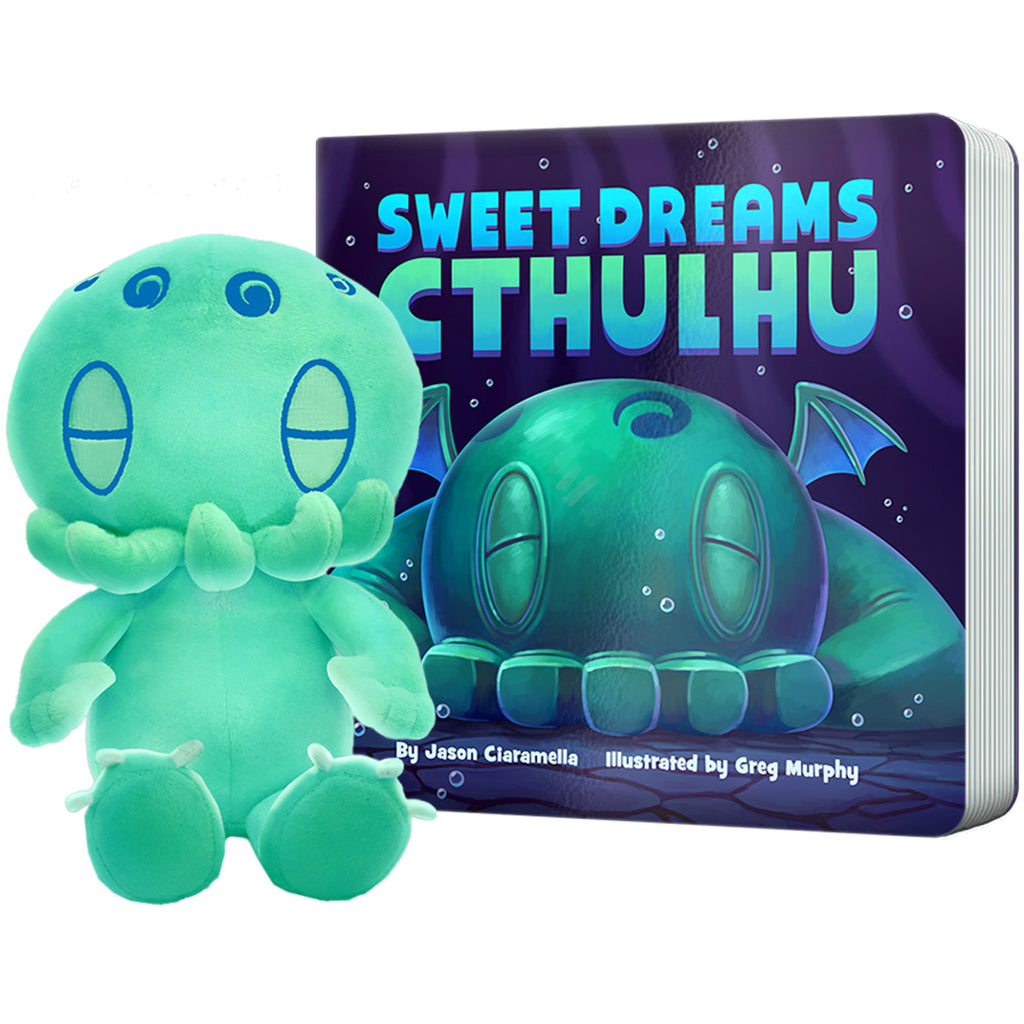 Sweet Dreams Cthulhu & Glow-in-the-Dark C is for Cthulhu Plush Bedtime