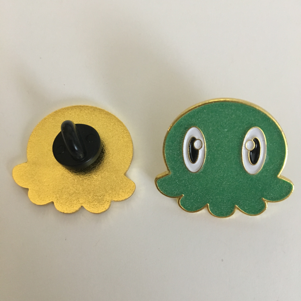 Glow-In-The-Dark C is for Cthulhu Enamel Pin Set